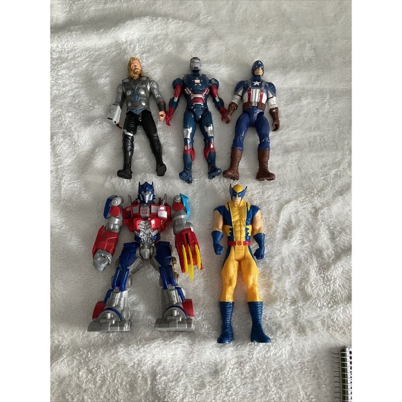 Hasbro | Toys | Lot Of 5 Marvel Hasbro Talking Action Hero Figurines ...